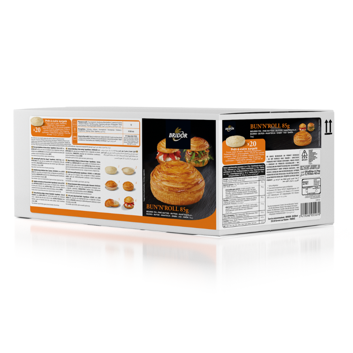 Bun'n'Roll 85g | Snacking | Famille | Catalogue | Bridor Site