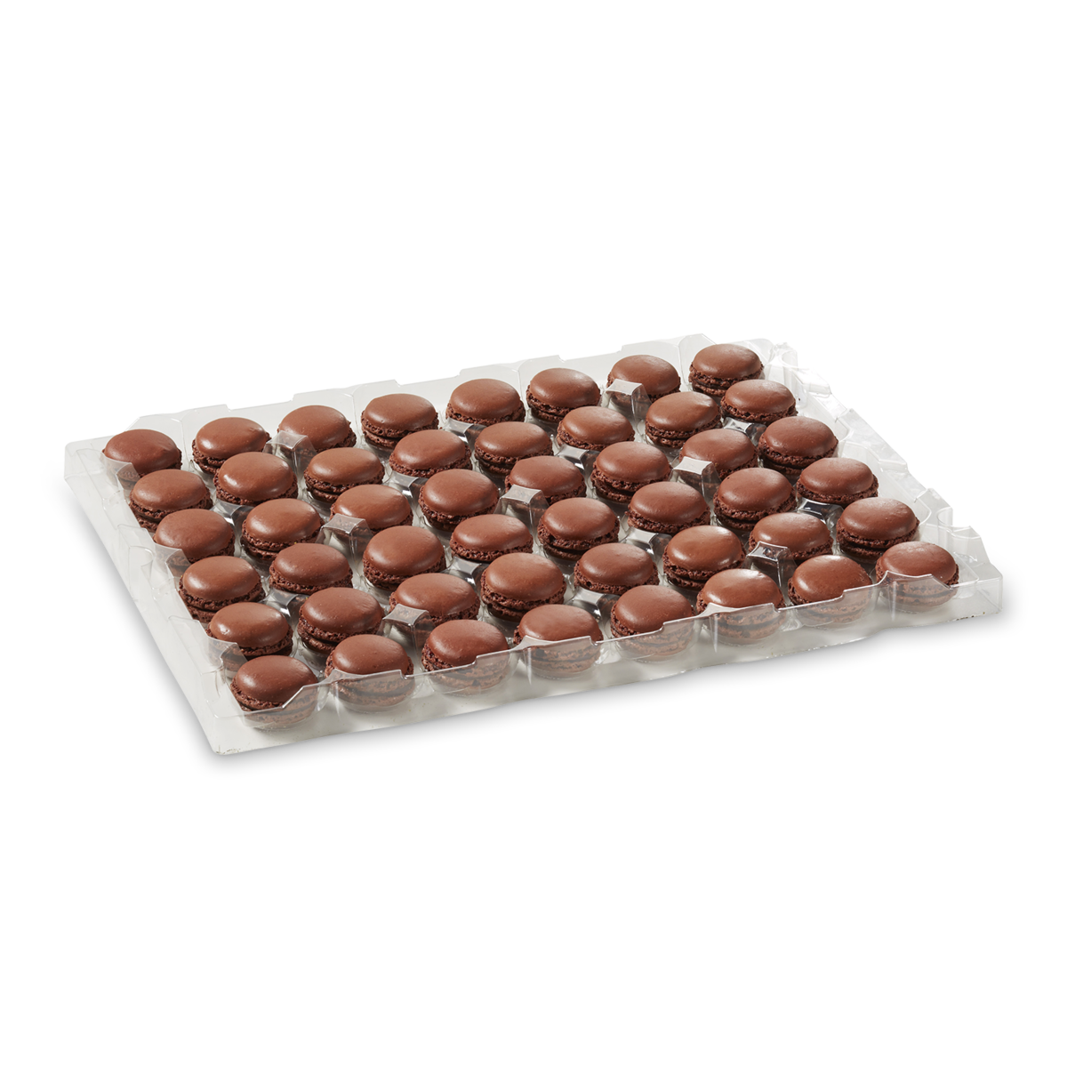 Tray of Chocolate macarons (48 x 12 g) | Bridor Site