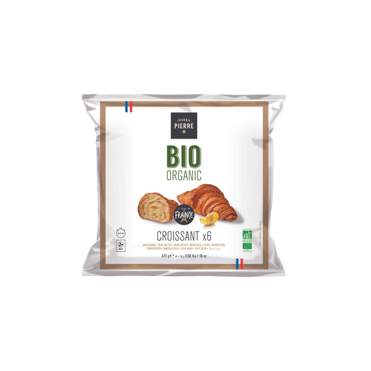 Croissant Organic 70g | Bridor Site